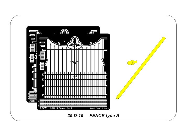 Fence type A • Aber