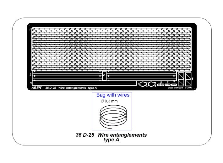 Wire entanglements type A • Aber